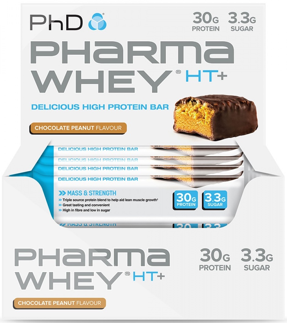 PhD Pharma Whey HT+ Bar - Bodybuilding and Sports Supplements