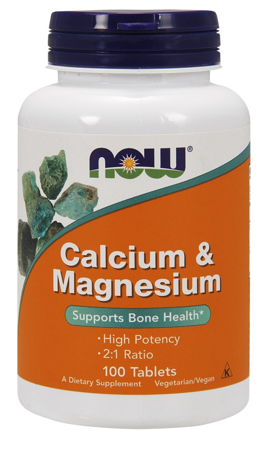 NOW Foods Calcium & Magnesium - Bodybuilding and Sports Supplements