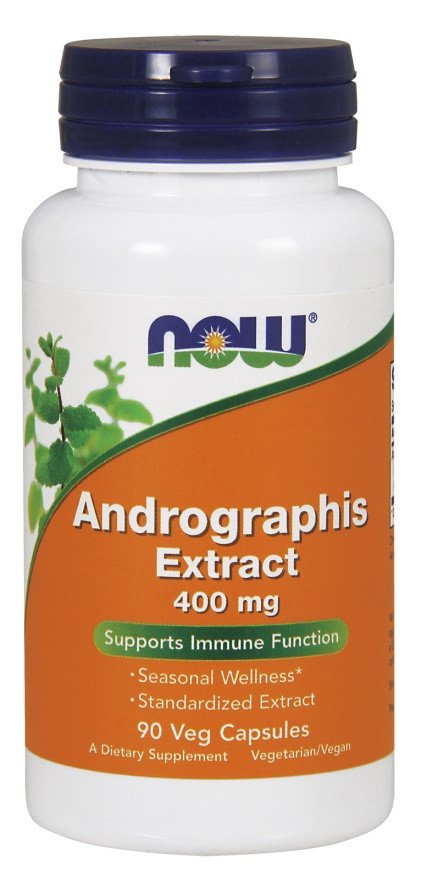 NOW Foods Andrographis Extract, 400mg - 90 vcaps - Bodybuilding and ...
