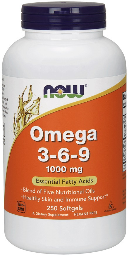 NOW Foods Omega 3-6-9 - Bodybuilding and Sports Supplements