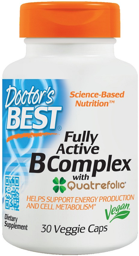 Doctor's Best Fully Active B-Complex with Quatrefolic - Bodybuilding ...