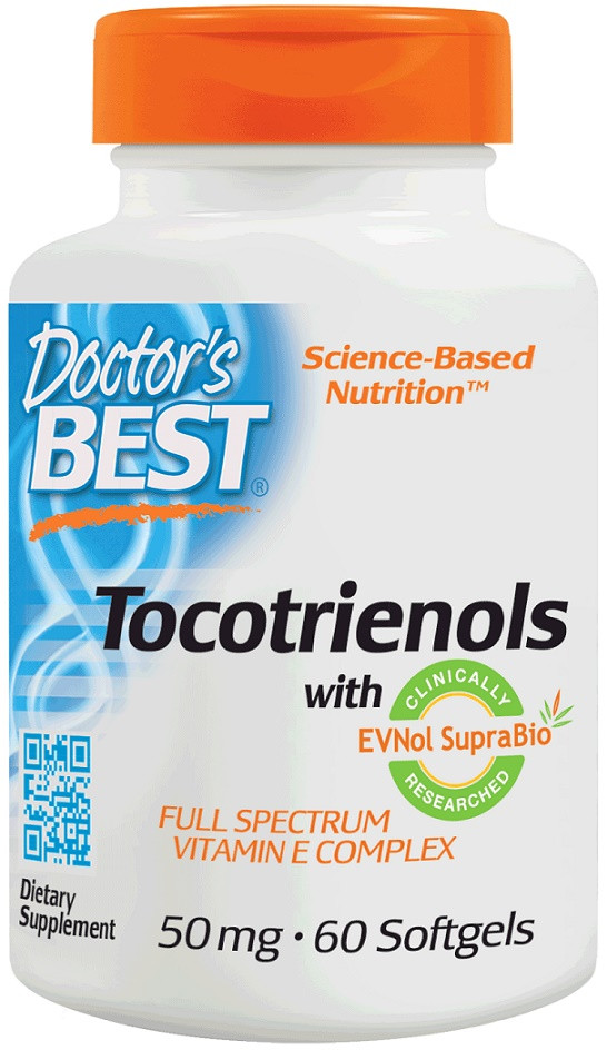 Doctor's Best Tocotrienols, 50mg - 60 softgels - Bodybuilding and ...