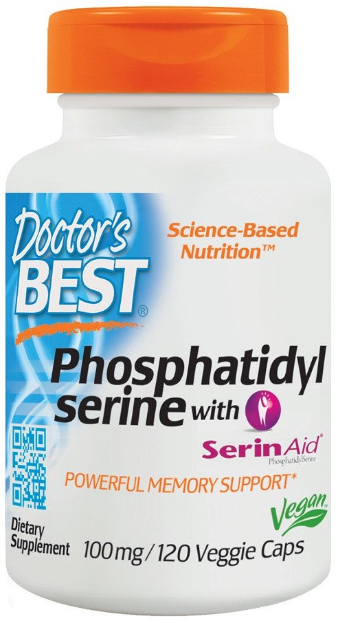 Doctor's Best Phosphatidylserine Serine with SerinAid, 100mg - 120 ...