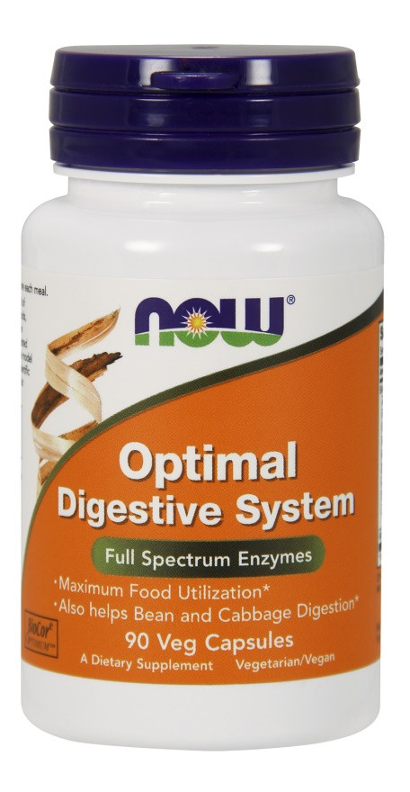 NOW Foods Optimal Digestive System - 90 vcaps - Bodybuilding and Sports ...