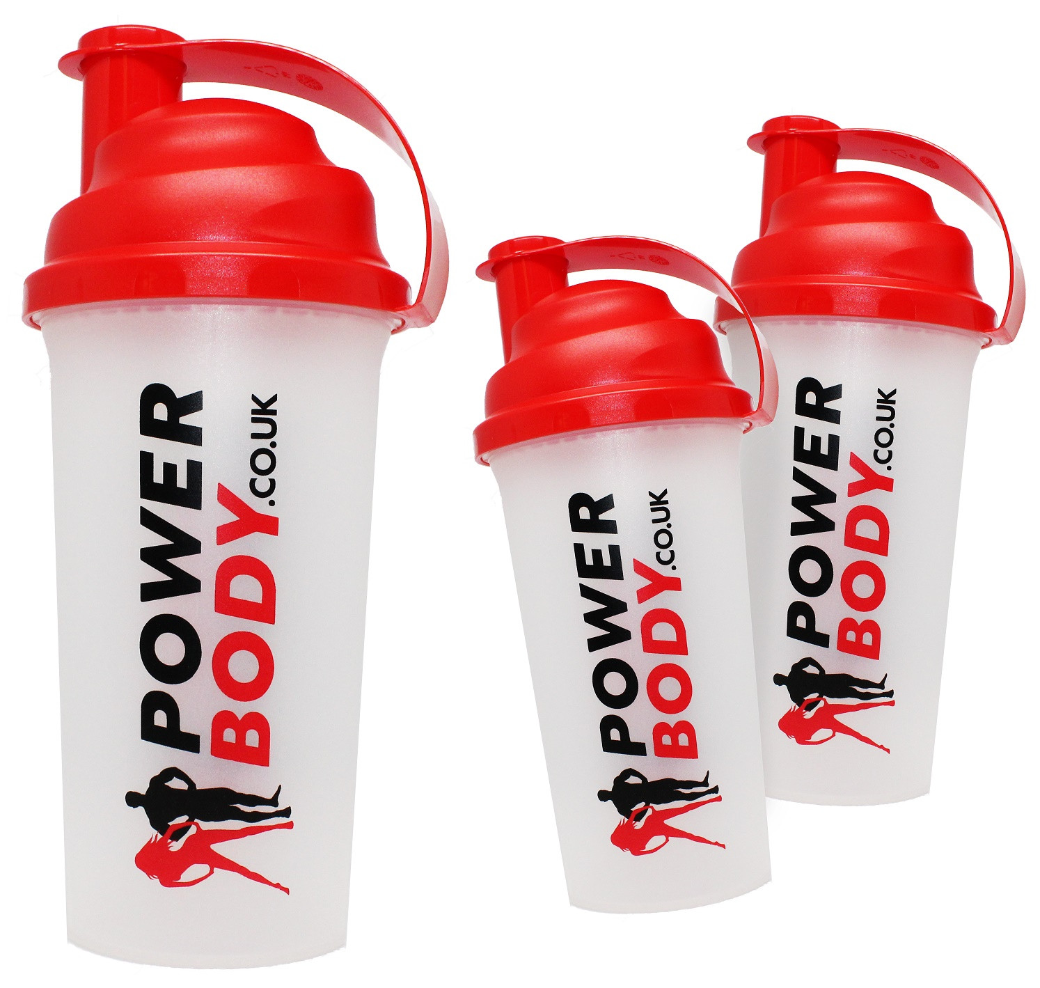 Power Body Nutrition Shaker PowerBody, Clear and Red - 700 ml ...