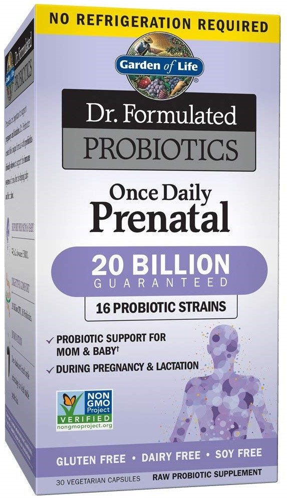 Garden of Life Dr. Formulated Probiotics Once Daily Prenatal - 30 vcaps ...