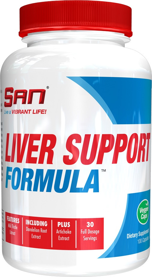SAN Liver Support Formula - 100 vcaps - Bodybuilding and Sports Supplements