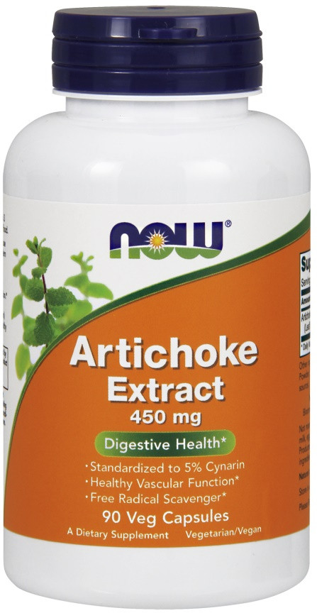 NOW Foods Artichoke Extract, 450mg - 90 vcaps - Bodybuilding and Sports ...