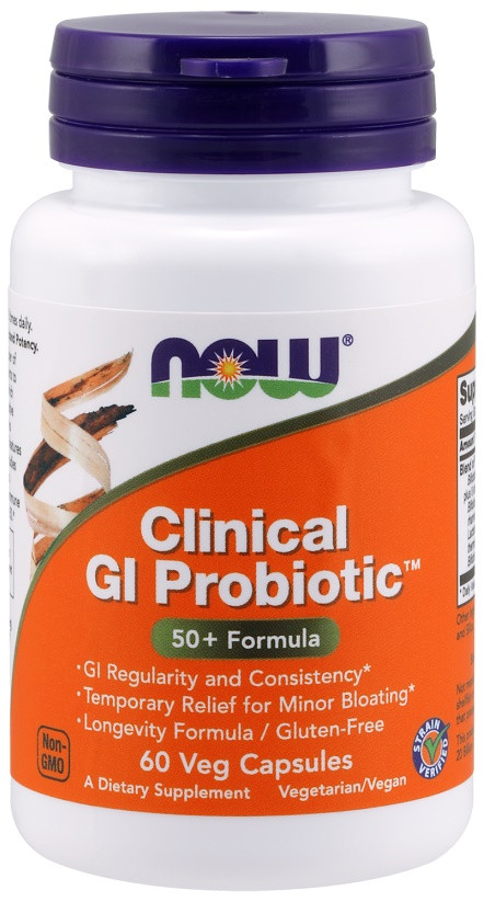 NOW Foods Clinical GI Probiotic - 60 vcaps - Bodybuilding and Sports ...