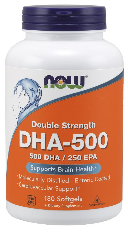 NOW Foods DHA-500 - Bodybuilding and Sports Supplements