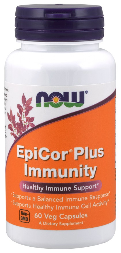 NOW Foods EpiCor Plus Immunity - 60 vcaps - Bodybuilding and Sports ...