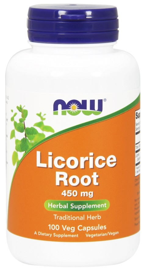 NOW Foods Licorice Root, 450mg - 100 vcaps - Bodybuilding and Sports ...
