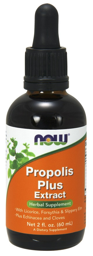 NOW Foods Propolis Plus Extract - 60 ml. - Bodybuilding and Sports ...