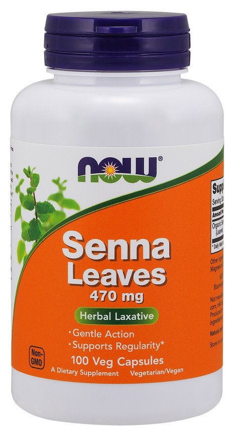 NOW Foods Senna Leaves, 470mg - 100 vcaps - Bodybuilding and Sports ...