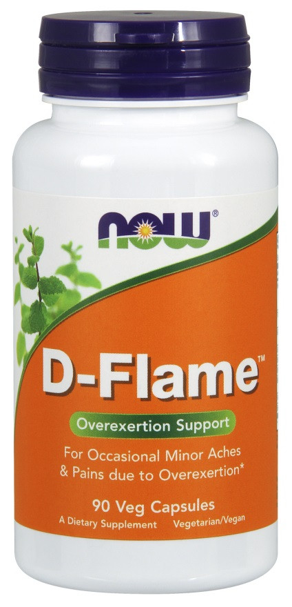 NOW Foods D-Flame - 90 vcaps - Bodybuilding and Sports Supplements