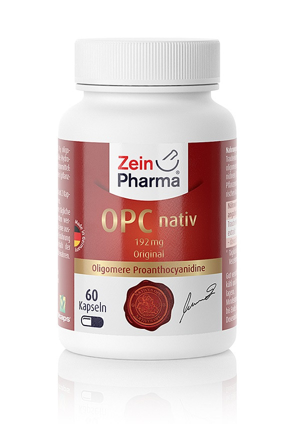 Zein Pharma OPC Native, 192mg - 60 caps - Bodybuilding and Sports ...