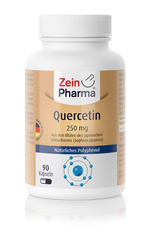 Zein Pharma Quercetin, 250mg - 90 caps - Bodybuilding and Sports ...