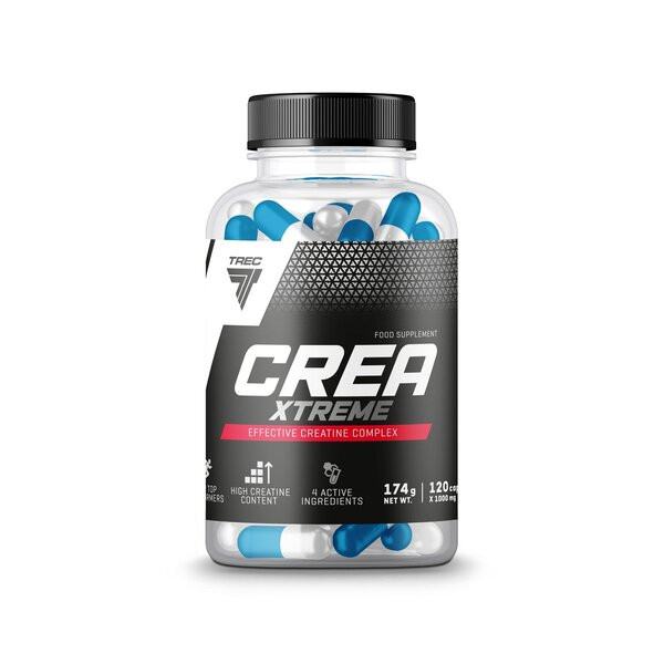 Trec Nutrition Crea Xtreme - 120 caps - Bodybuilding and Sports Supplements