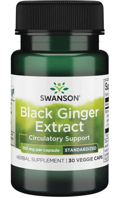 Swanson Black Ginger Extract, 100mg - 30 vcaps - Bodybuilding and ... Swanson Black Ginger Extract, 100mg - 30 vcaps - Bodybuilding and ...