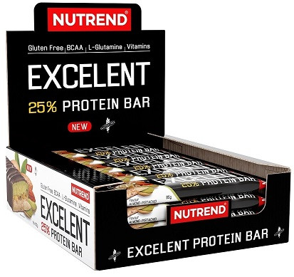 Nutrend Excelent 25% Protein Bar - Bodybuilding and Sports Supplements