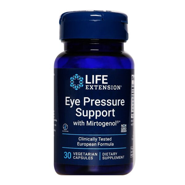 Life Extension Eye Pressure Support with Mirtogenol - 30 vcaps ...