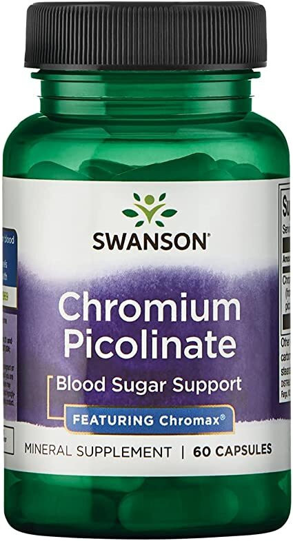 Swanson Chromium Picolinate Featuring Chromax, 200mcg - 60 caps ...
