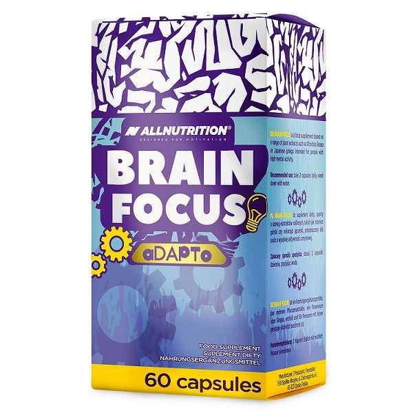 Allnutrition Brain Focus Adapto - 60 caps - Bodybuilding and Sports ...