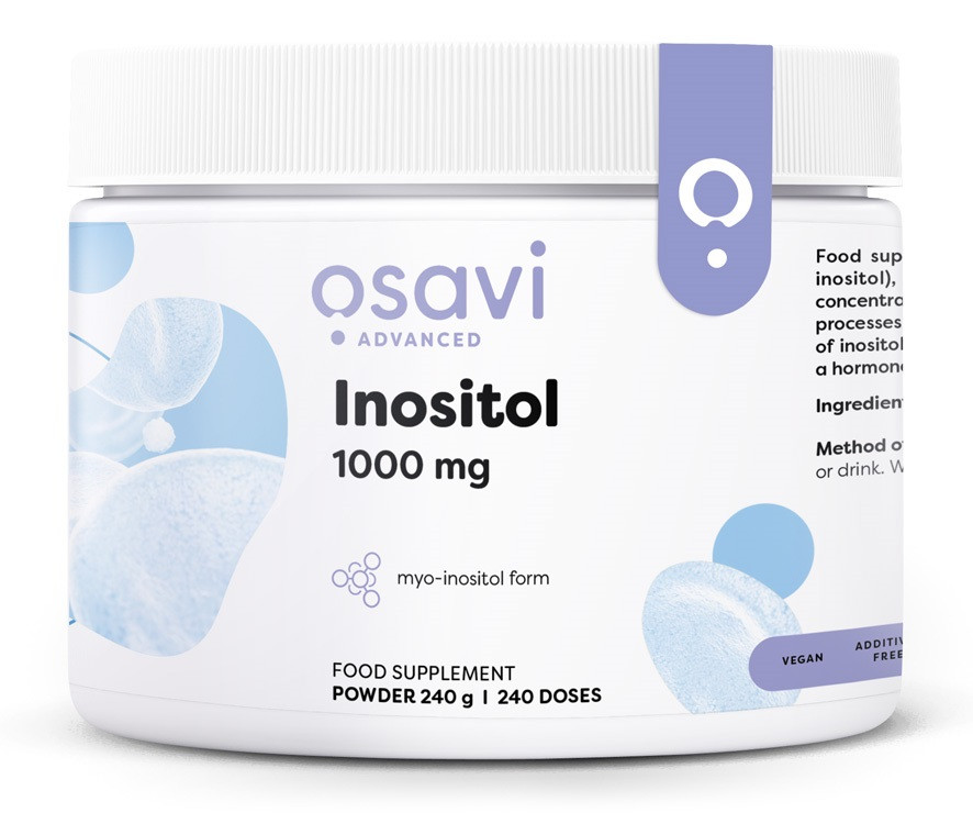 Osavi Inositol Powder, 1000mg - 240 grams - Bodybuilding and Sports ...
