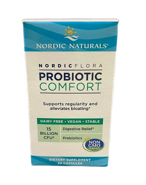 Nordic Naturals Nordic Flora Probiotic Comfort, 15 billion CFU - 30 ...