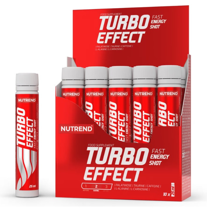 Nutrend Turbo Effect Shot - 10 x 25 ml. - Bodybuilding and Sports ...