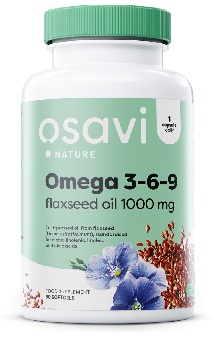 Osavi Omega 3-6-9 Flaxseed Oil - Bodybuilding and Sports Supplements