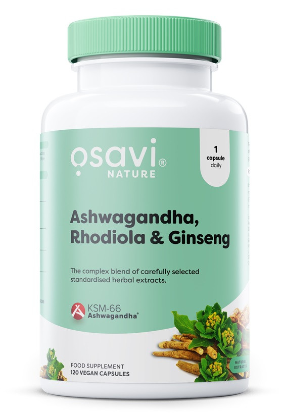 Osavi Ashwagandha + Rhodiola & Ginseng - Bodybuilding and Sports ...
