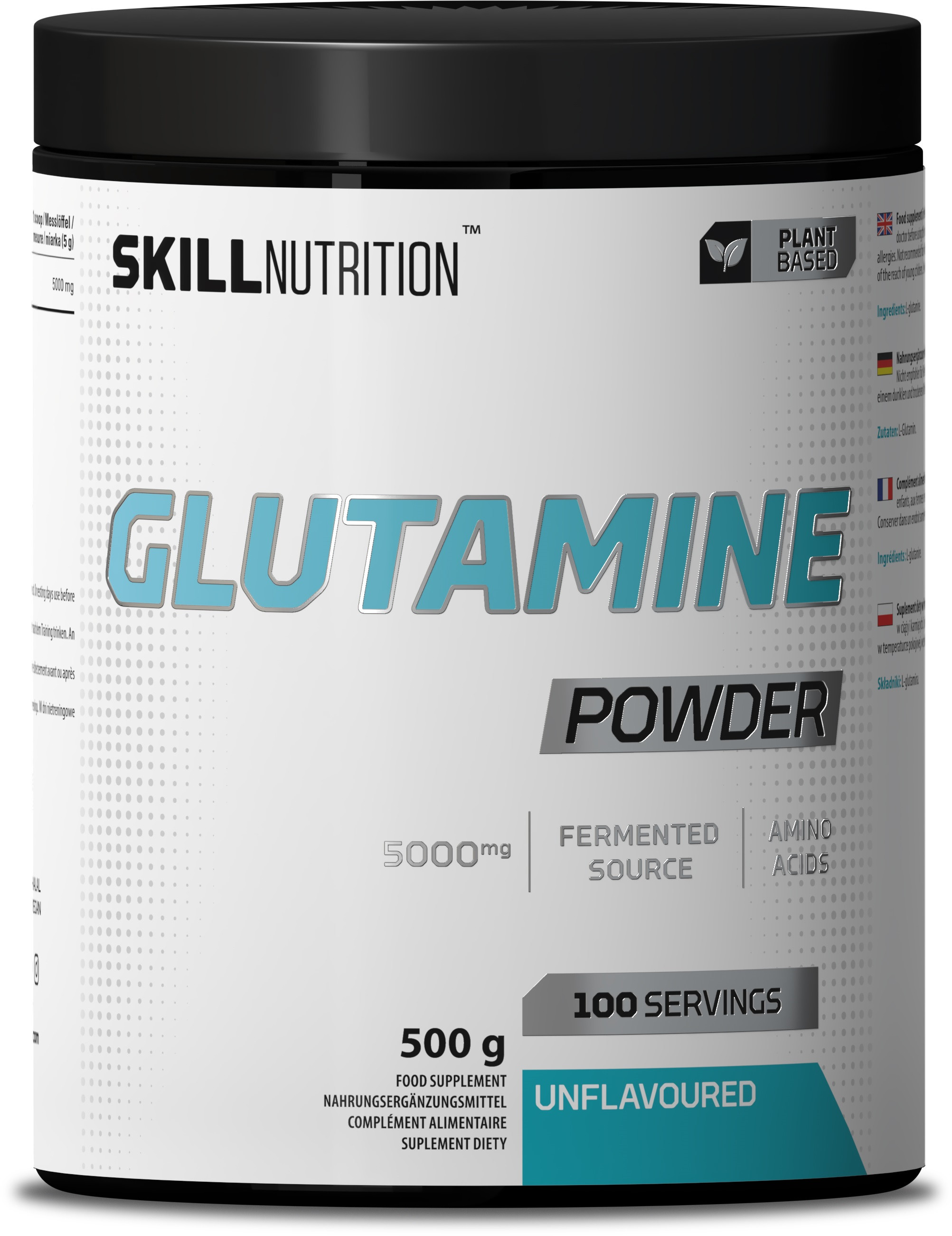 Skill Nutrition Glutamine Powder - Bodybuilding and Sports Supplements