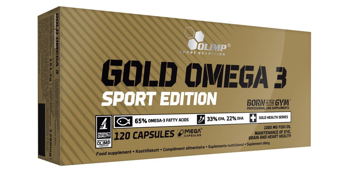 Olimp - Supplements Gold Omega 3, Sport Edition - 120 caps ...