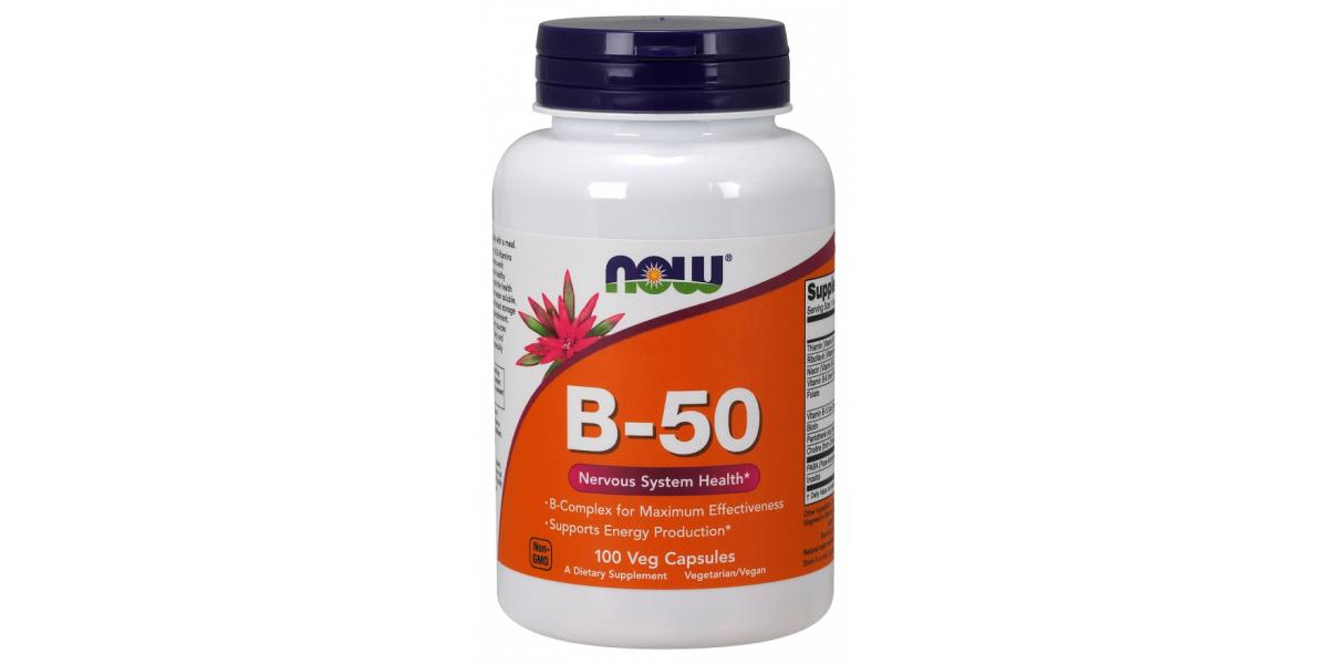 NOW Foods Vitamin B-50 - Bodybuilding and Sports Supplements