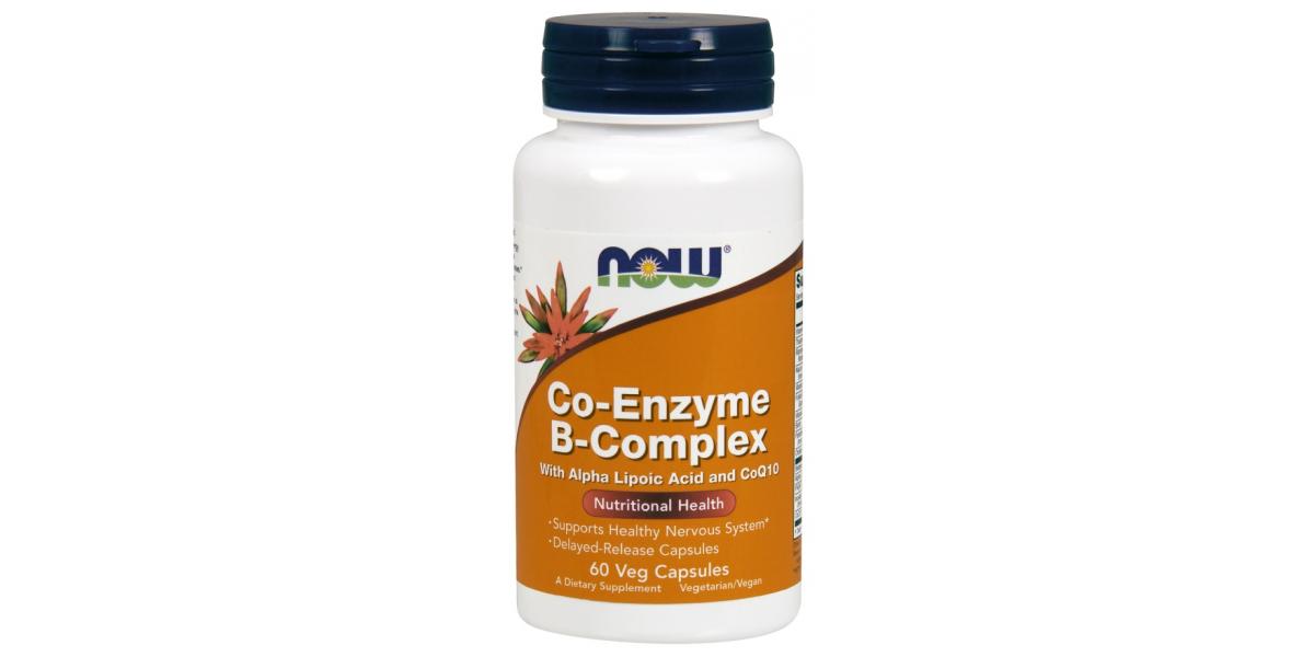 NOW Foods Co-Enzyme B-Complex - 60 vcaps - Bodybuilding and Sports ...