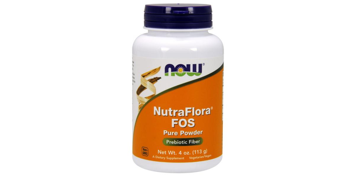 NOW Foods NutraFlora FOS, Pure Powder - 113 grams - Bodybuilding and ...