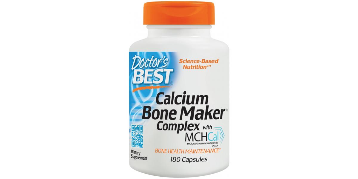 Doctor's Best Calcium Bone Maker Complex with MCHCal - 180 caps ...