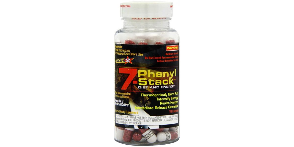Stacker2 Europe Stacker 2 7-Phenyl Stack - 100 caps - Bodybuilding and Sports Supplements