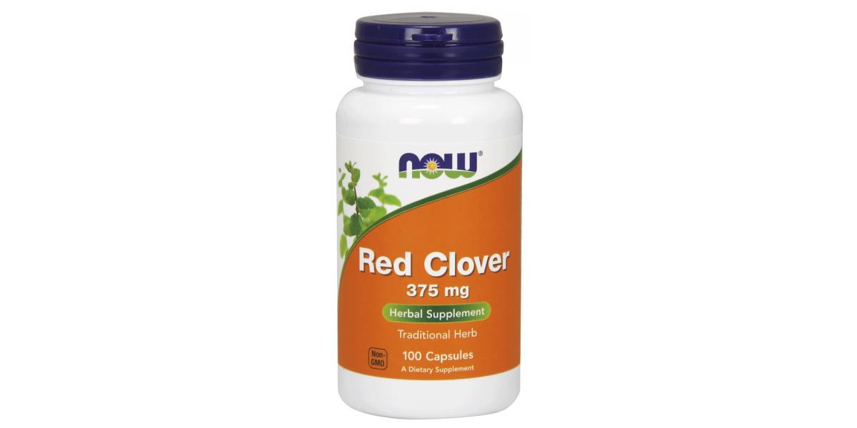 NOW Foods Red Clover, 375mg - 100 caps - Bodybuilding and Sports ...