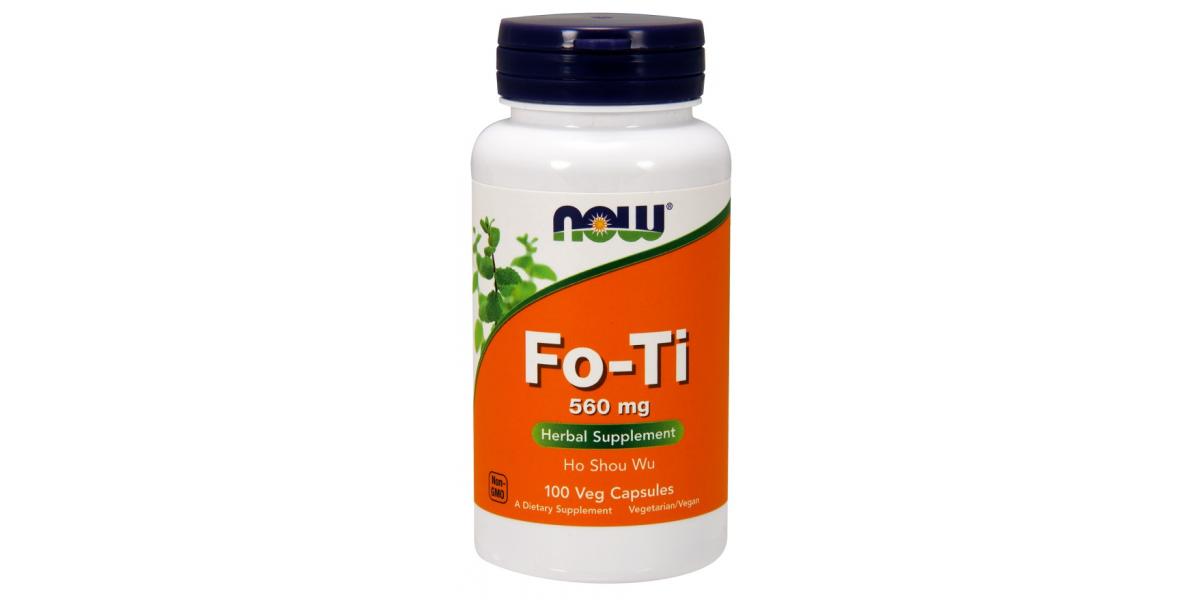 NOW Foods Fo-Ti, 560mg - 100 vcaps - Bodybuilding and Sports Supplements