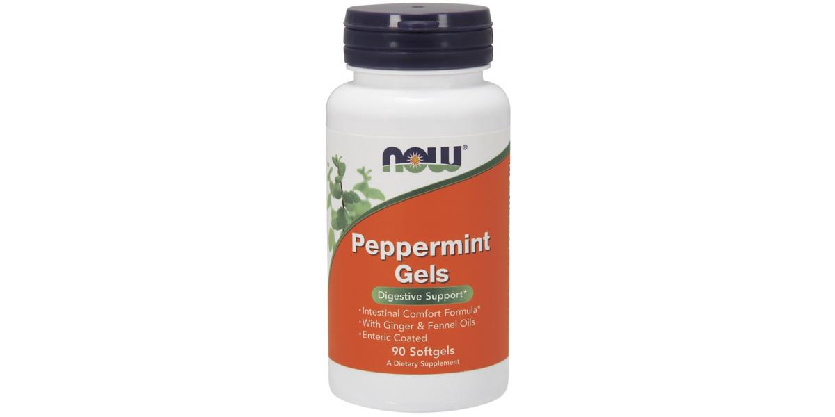 NOW Foods Peppermint Gels - 90 softgels - Bodybuilding and Sports ...
