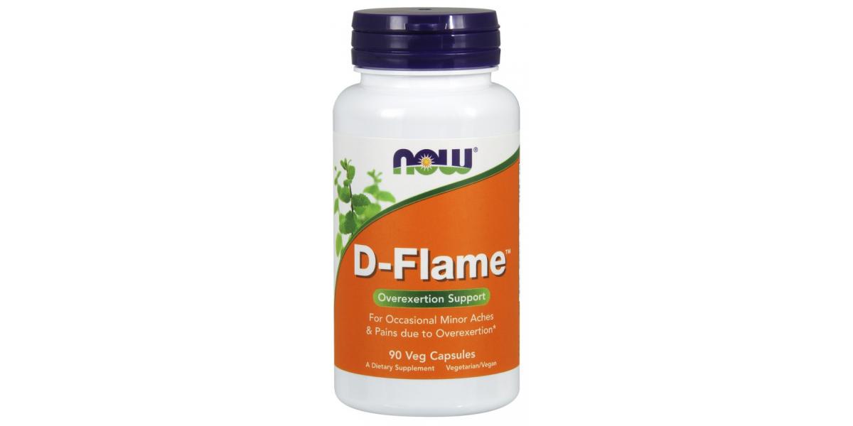NOW Foods D-Flame - 90 vcaps - Bodybuilding and Sports Supplements