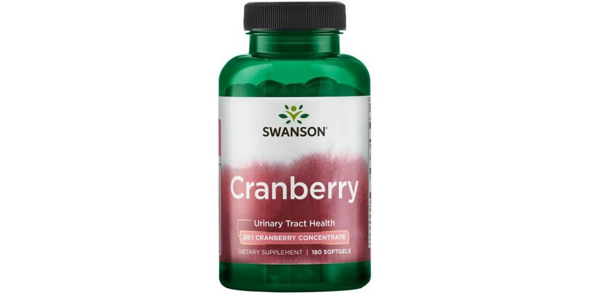Swanson Cranberry - 180 softgels - Bodybuilding and Sports Supplements