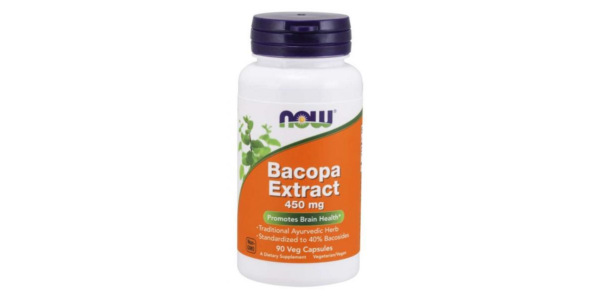 NOW Foods Bacopa Extract, 450mg - 90 vcaps - Bodybuilding and Sports ...