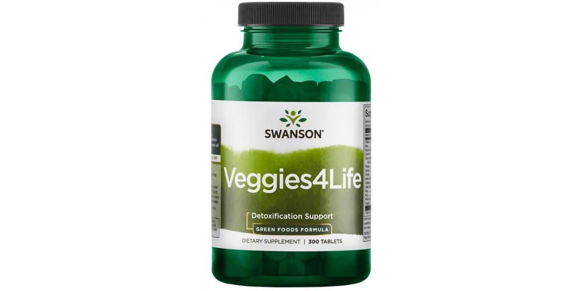 Swanson Veggies4Life - 300 tablets - Bodybuilding and Sports Supplements