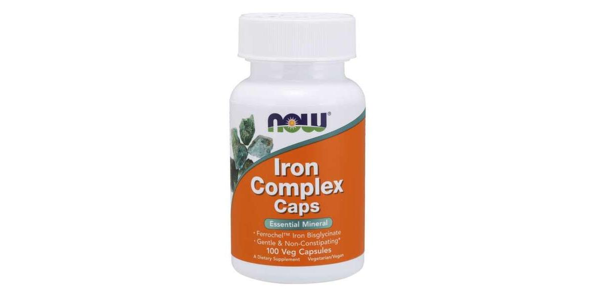 NOW Foods Iron Complex Caps - 100 vcaps - Bodybuilding and Sports ...