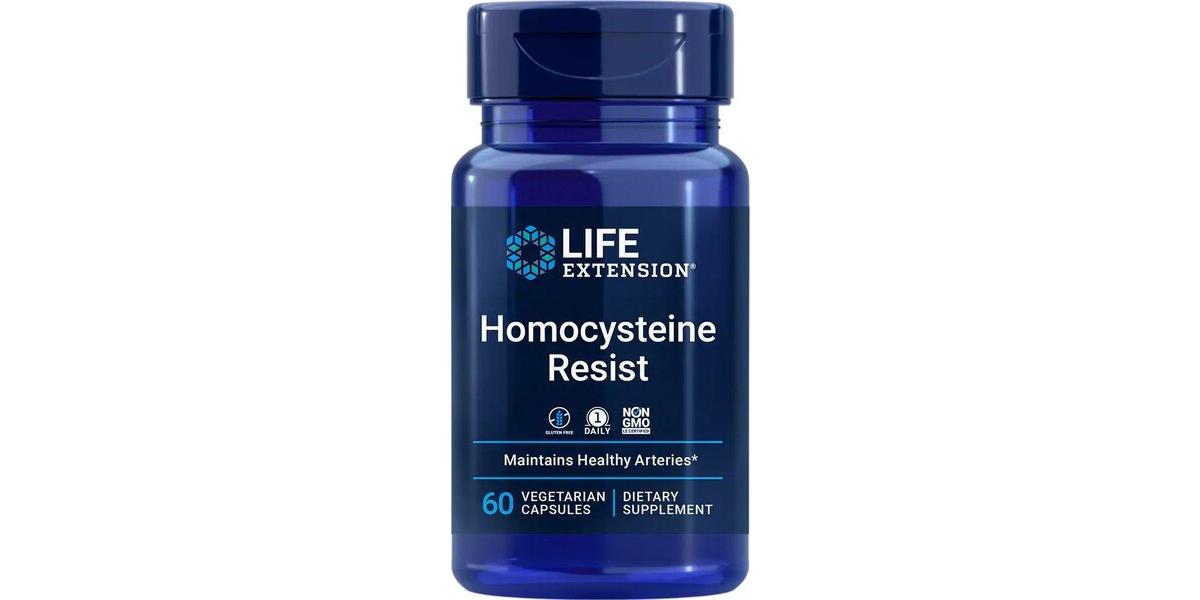 Life Extension Homocysteine Resist - 60 vcaps - Bodybuilding and Sports ...