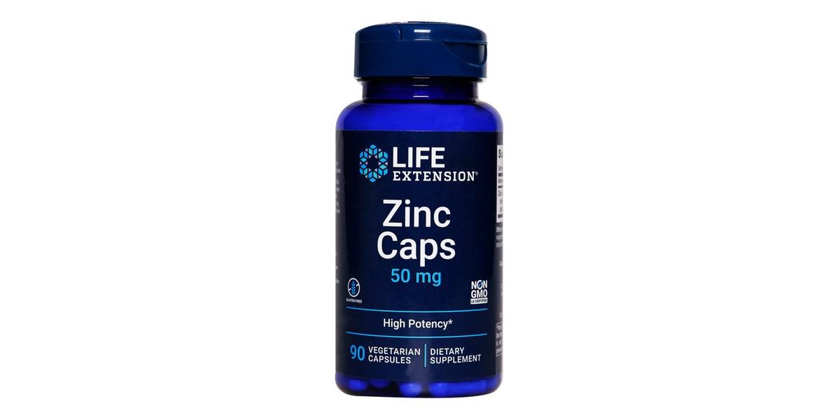 Life Extension Zinc Caps, 50mg - 90 vcaps - Bodybuilding and Sports ...
