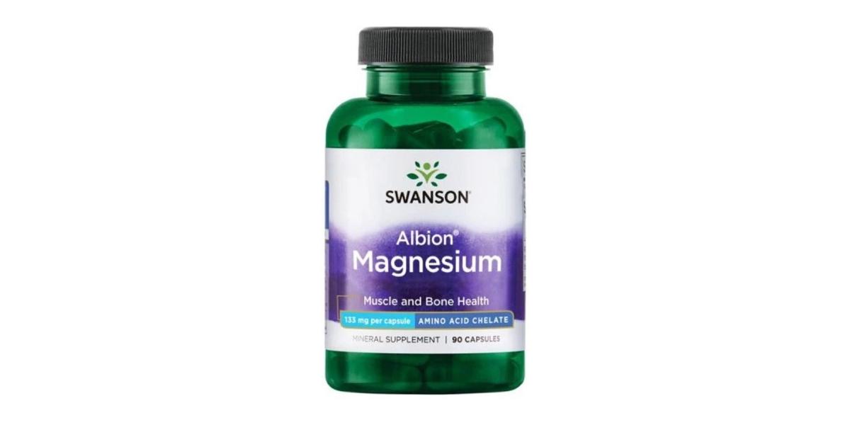 Swanson Albion Magnesium, 133mg - 90 caps - Bodybuilding and Sports ...
